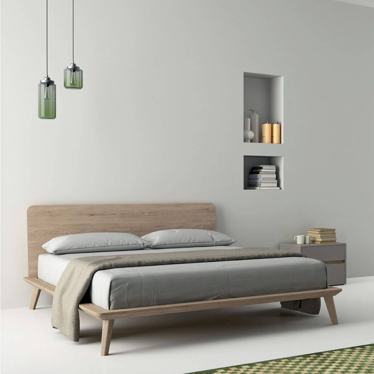 Μοντέρνα Ξύλινα Κρεβάτια Ιταλικού Design | Μασίφ, Καπλαμάς